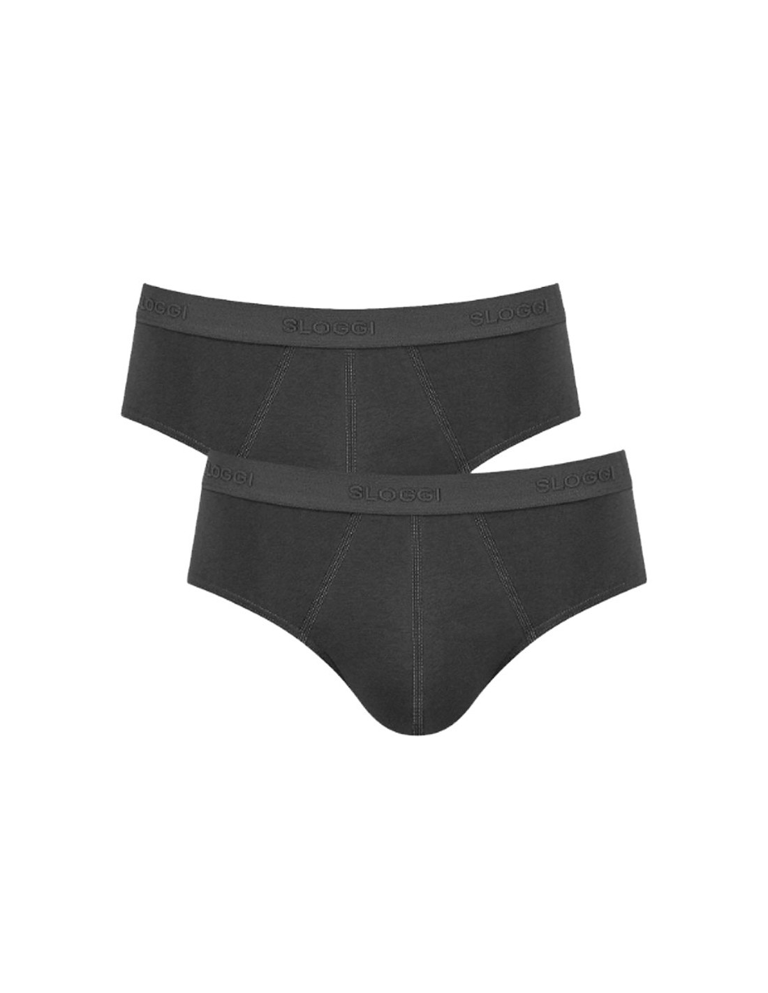 Sloggi Men Match Midi black 2Pack